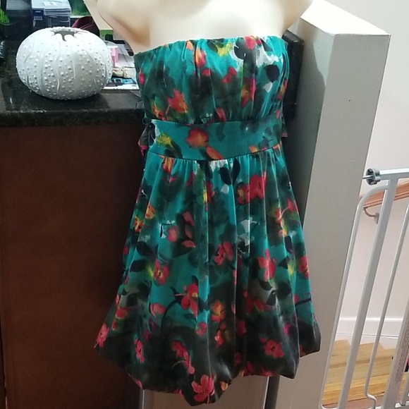 American Rag | Dresses | Nwt Strapless Blue Flower Dress | Poshmark